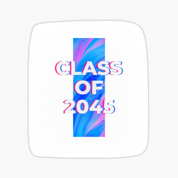 "Class Of 2045 Colorful Bar image" Sticker for Sale by SydZoStein ...