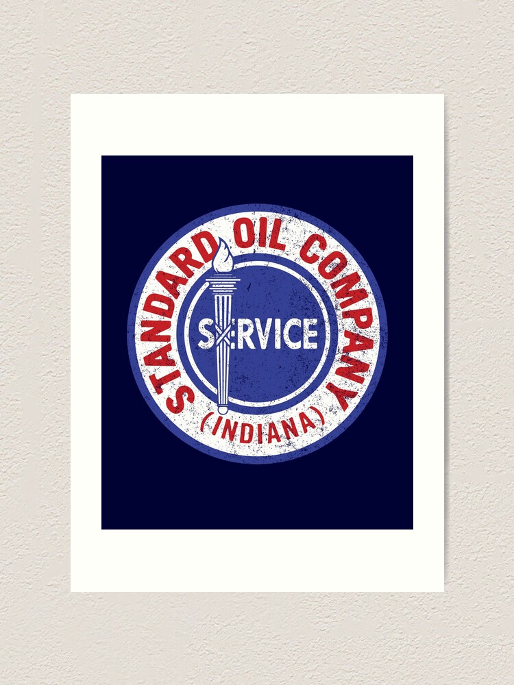 "Standard Oil Company service - Indiana - vintage logo" Art Print for ...