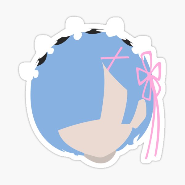 "Rem (Re:Zero kara Hajimeru Isekai Seikatsu)" Sticker by krimzen ...