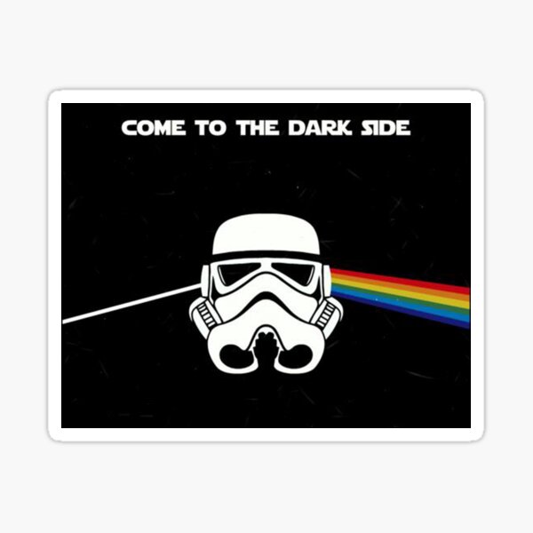 "come to the dark side" Sticker for Sale by Kla357 | Redbubble