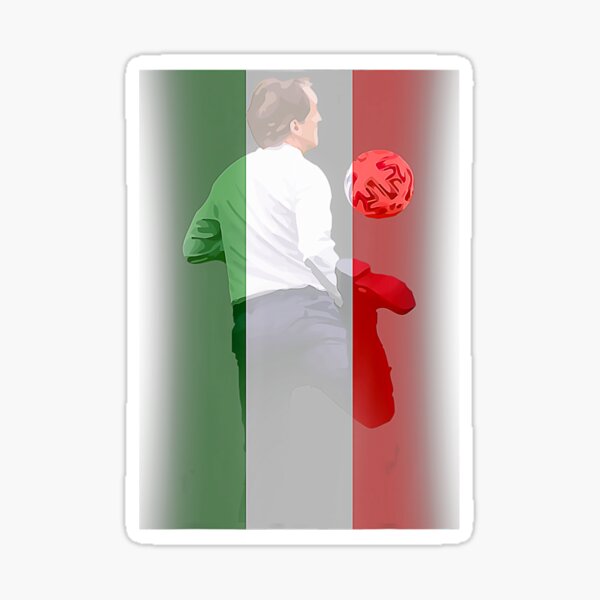 "Italy flag Soccer Jersey 2020 2021 Good man of Italy " Sticker for ...
