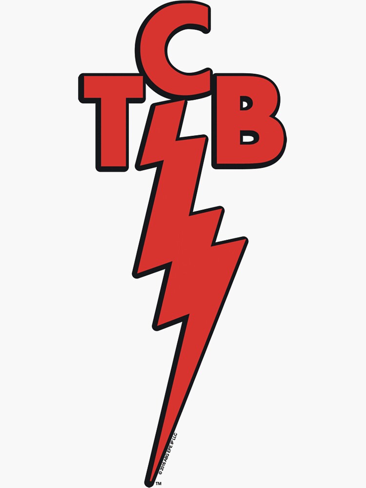 "TCB" Sticker for Sale by iamvolta20 | Redbubble