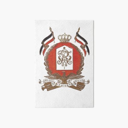 "Kaiser Wilhelm I Monogram, 1871" Art Board Print for Sale by ...