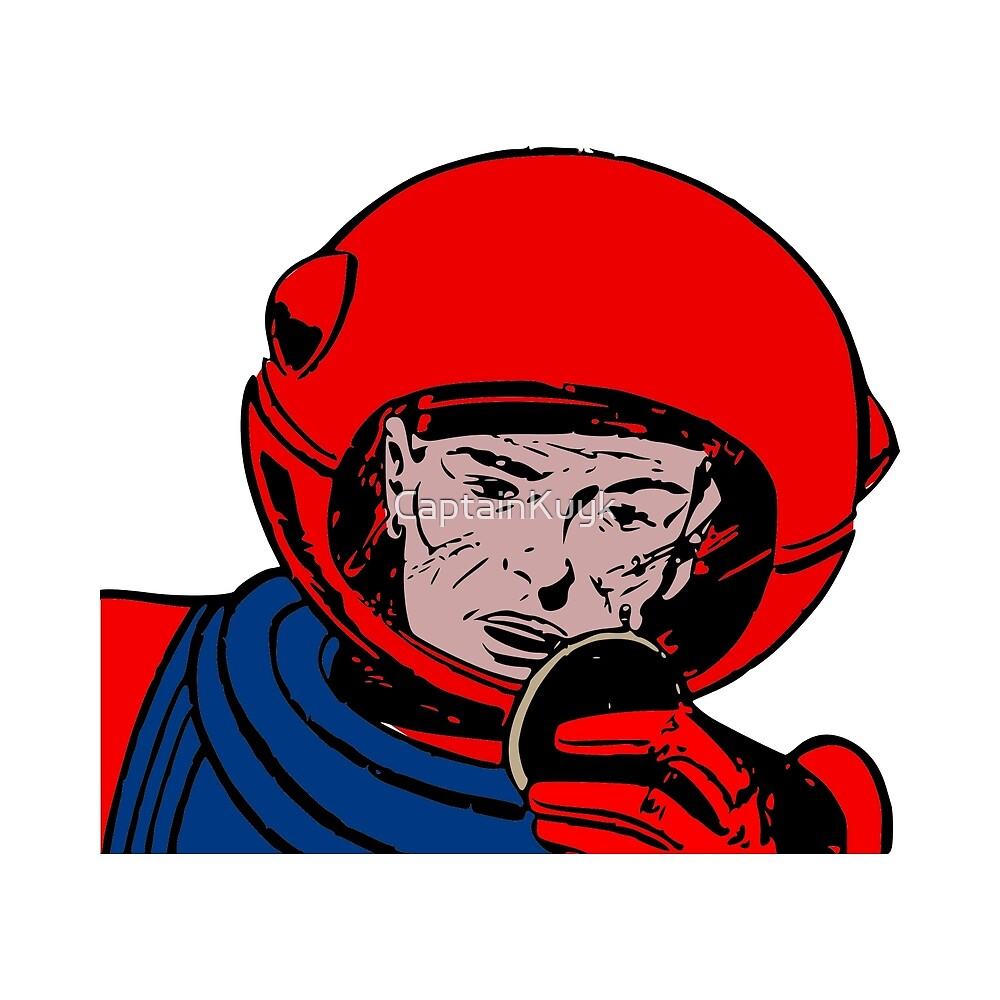 "Spaceman no background" by CaptainKuyk | Redbubble