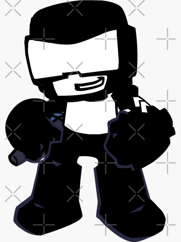 "TankMan FNF (Friday Night Funkin)" Sticker by Atsuhiro | Redbubble