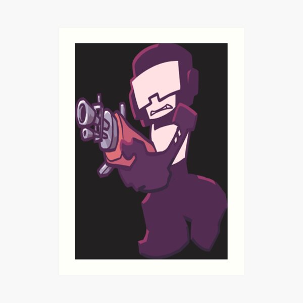 "TankMan FNF (Friday Night Funkin)" Art Print by Atsuhiro | Redbubble