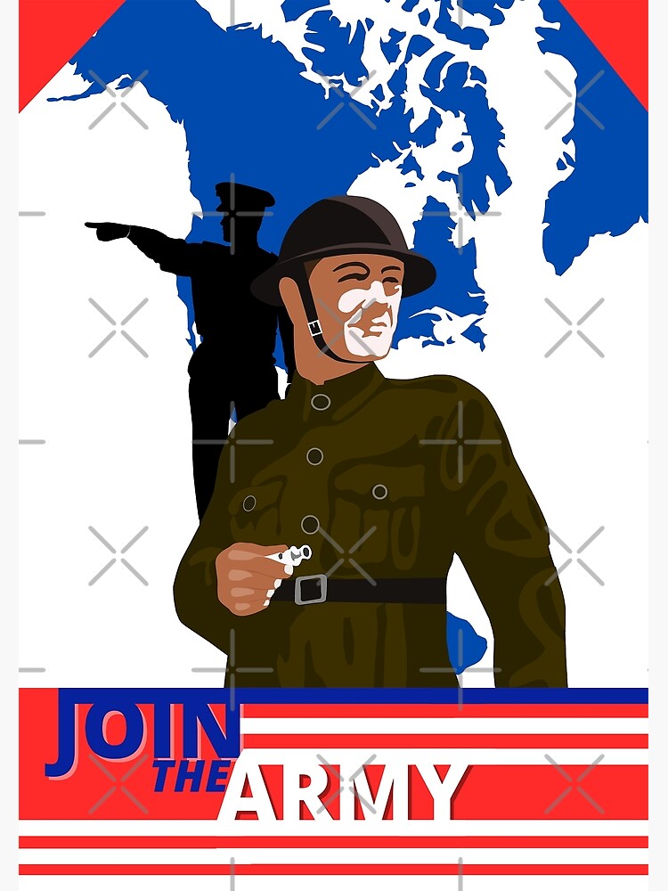 "JOIN THE ARMY WW2" Poster by oboel | Redbubble