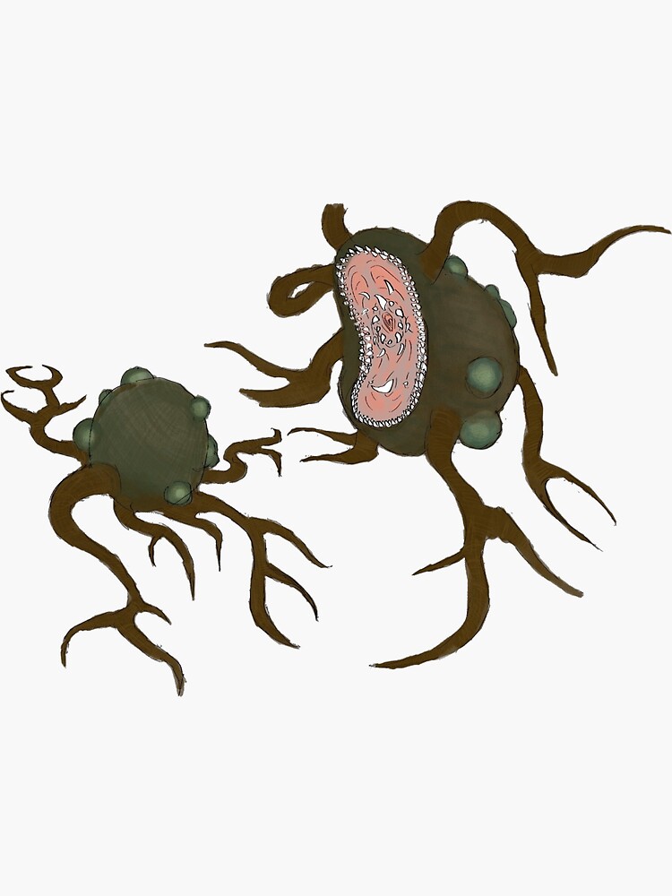 "Germs" Sticker for Sale by brittanyfife | Redbubble