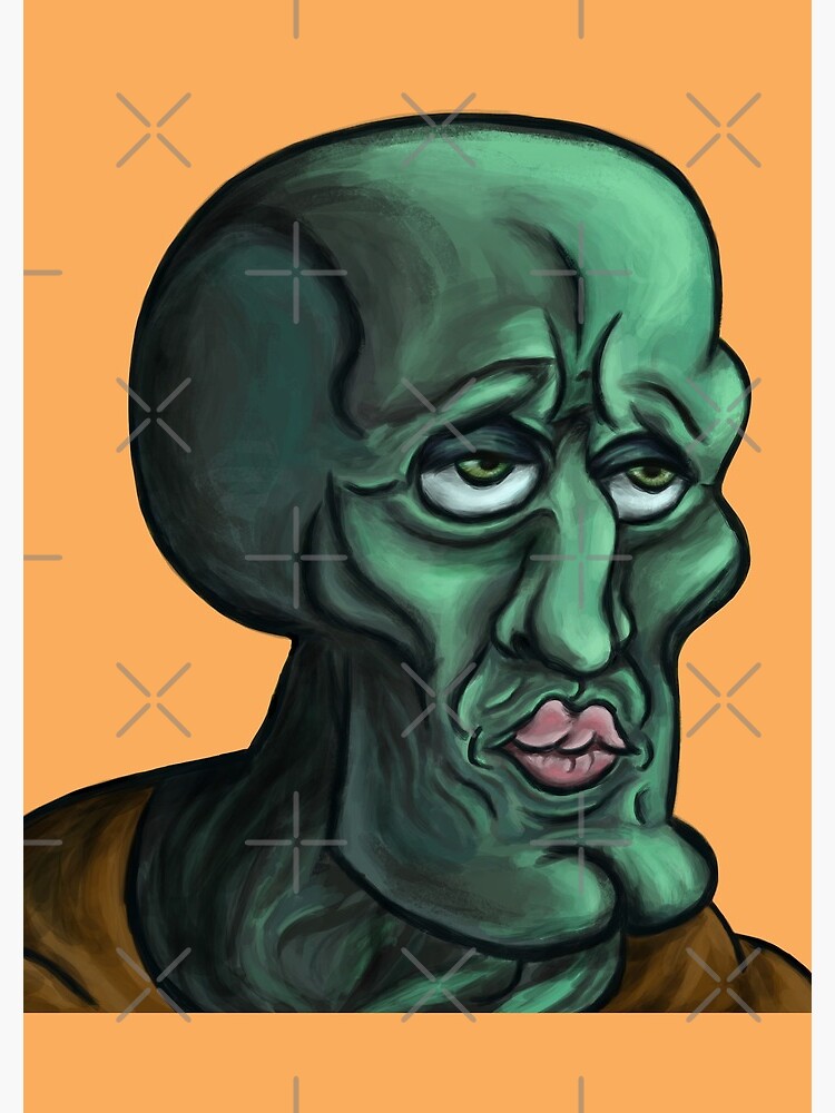 Cuaderno de espiral «Hermoso meme de dibujos animados de Calamardo ...