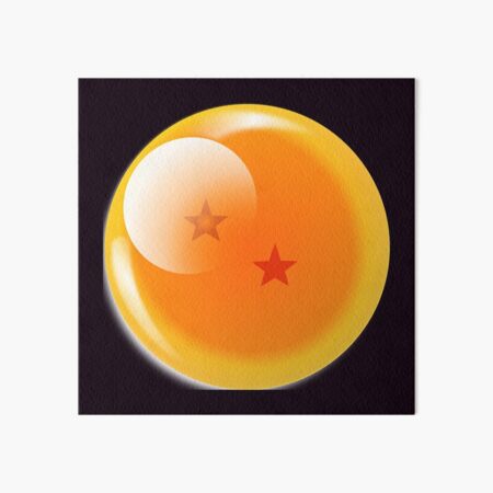 "Two star dragon ball" Art Board Print for Sale by KaNjomane | Redbubble