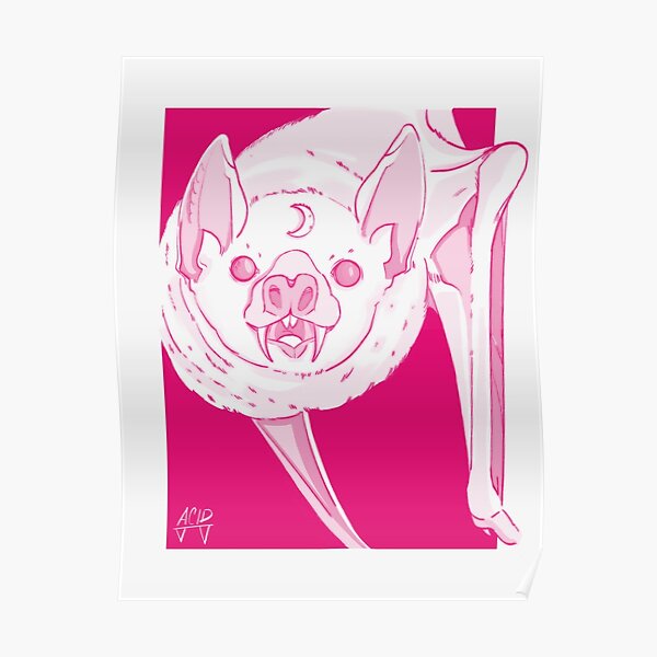 "VAMPIRE BAT" Poster for Sale by Acidpanther | Redbubble