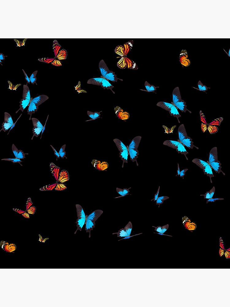 "BUTTERFLY RAIN" Sticker for Sale by CANDO1 | Redbubble