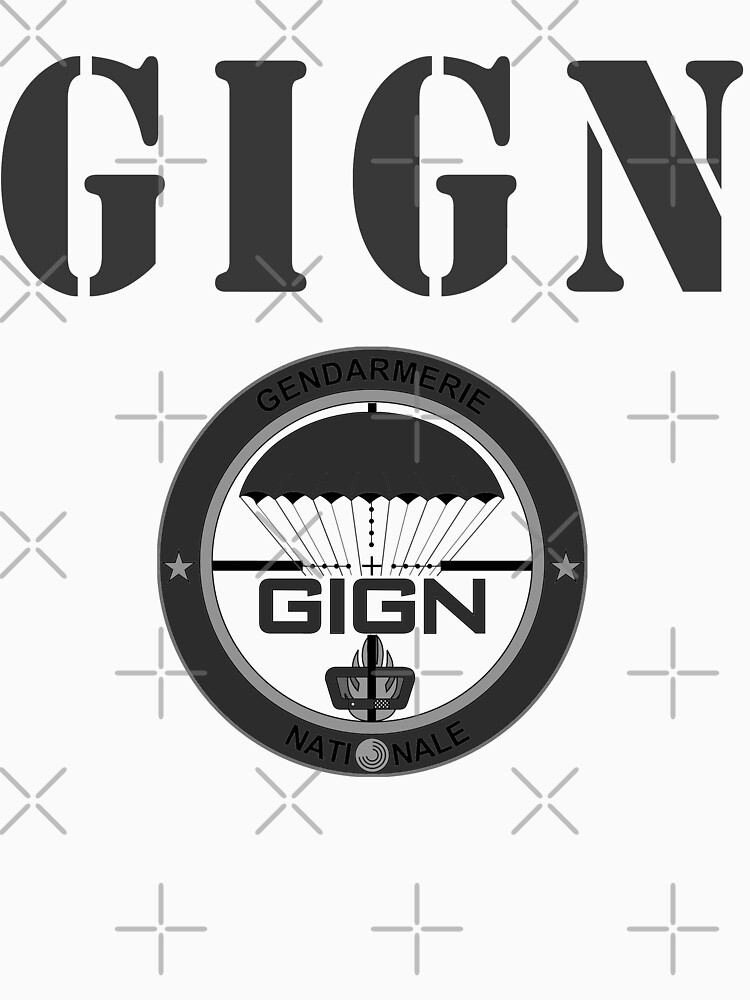"GIGN French National Gendarmerie" T-shirt for Sale by turbineur ...