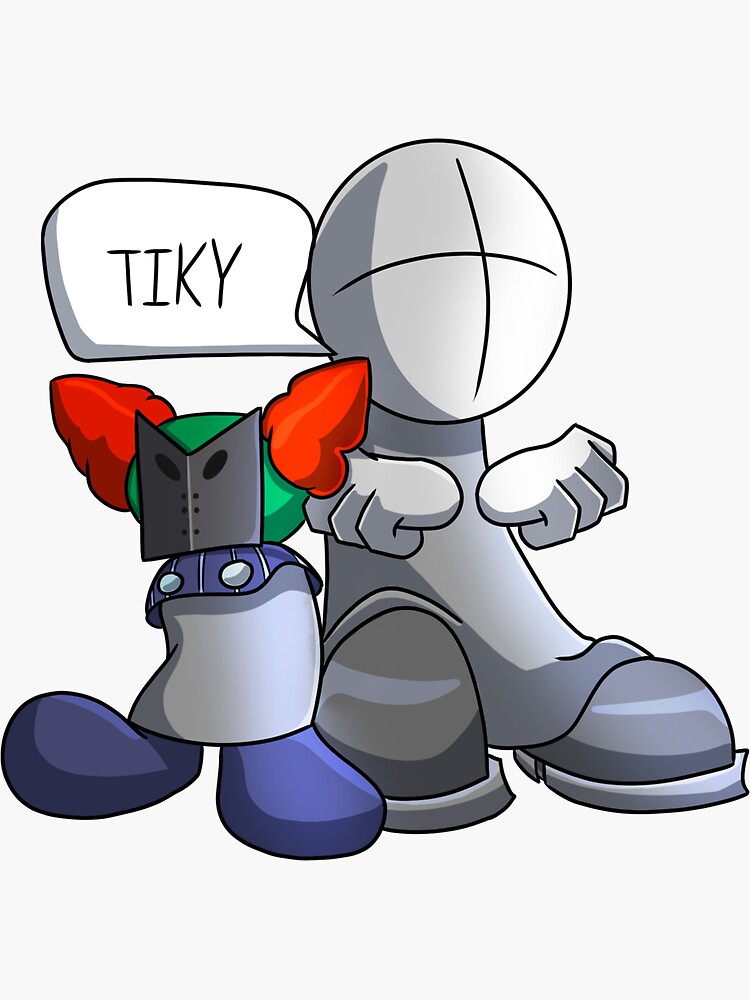 "Tiky" Sticker for Sale by KaosKurve | Redbubble