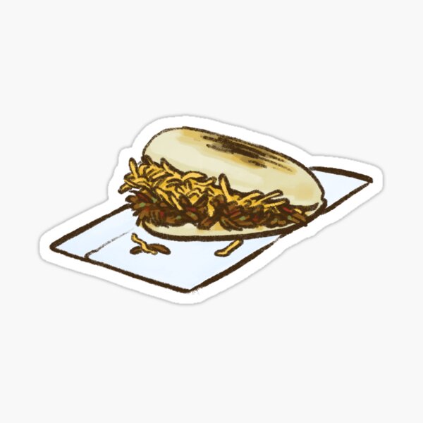 "Hairy Arepa" Sticker for Sale by Omelas-Fugitive | Redbubble