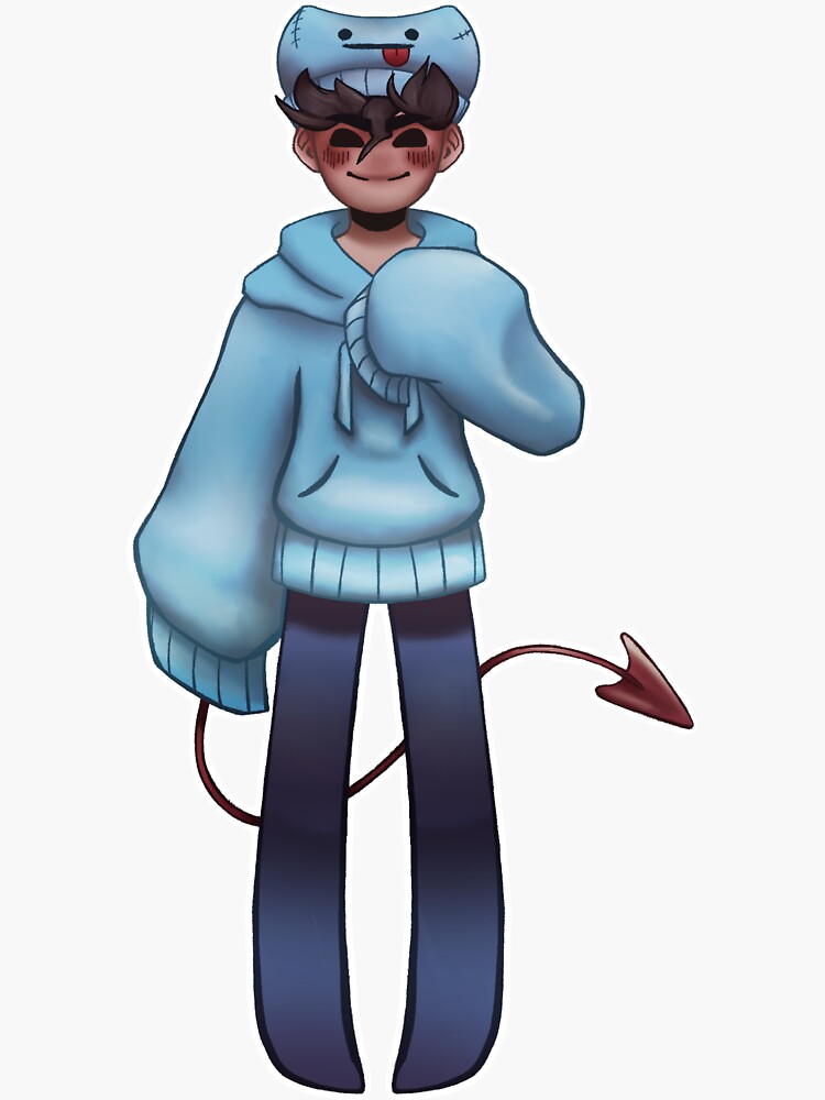 "Cool-Toned Skeppy Minecraft Sticker" Sticker for Sale by firedperogie ...