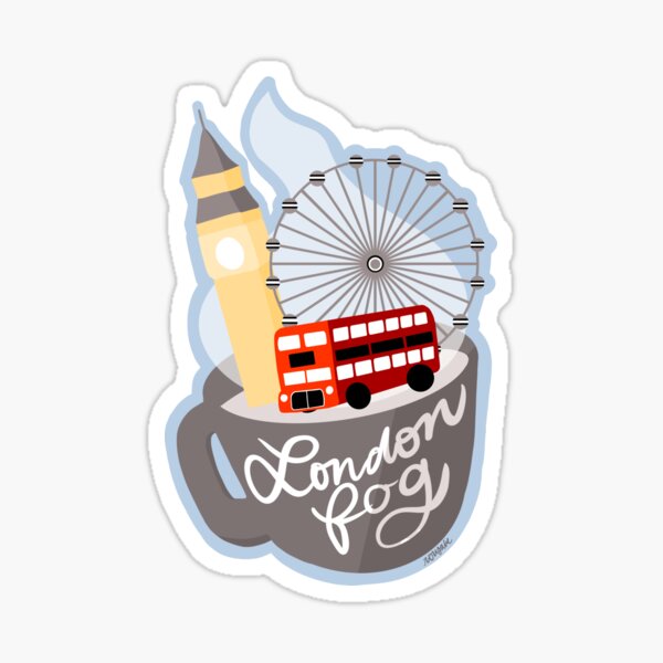 "London Fog" Sticker for Sale by Rousalie | Redbubble