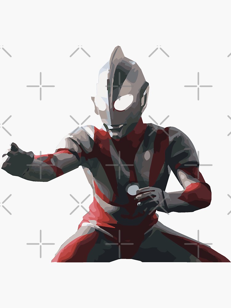 "Classic Ultraman" Sticker for Sale by setwave | Redbubble