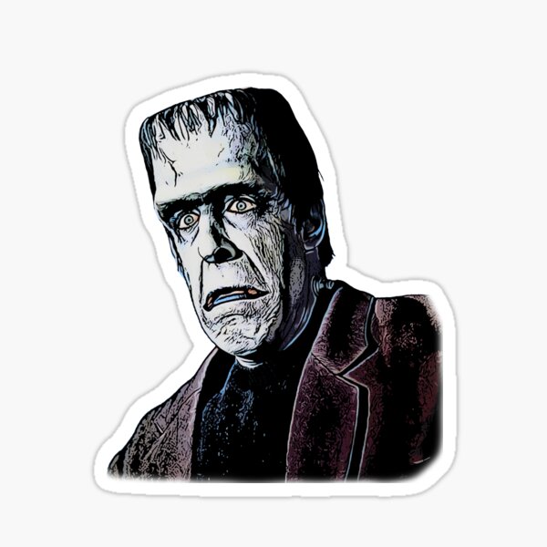 "Herman munster" Sticker for Sale by JTK667 | Redbubble
