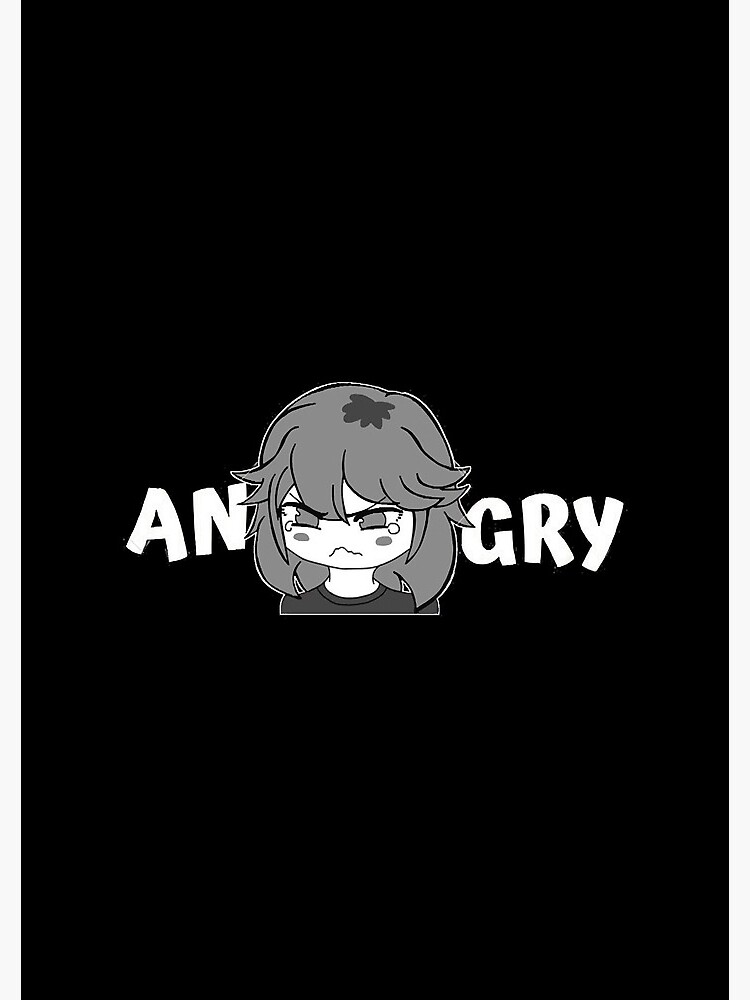 "Funny Manga Angry Pout Face Little Girl Cute Chibi Meme " Spiral ...