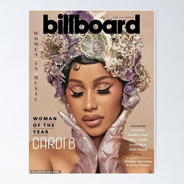 "Magazine Cardi Cover" Poster for Sale by KrrnRandall | Redbubble