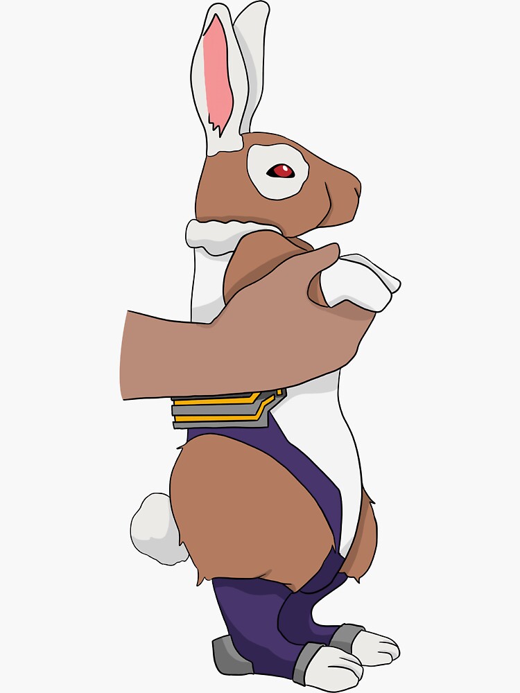 "Miruko Bunny" Sticker for Sale by breyhendrick | Redbubble