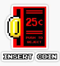 Insert Coin: Stickers | Redbubble