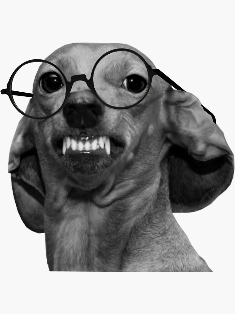 "Nerd Dog" Sticker for Sale by viCdesign | Redbubble