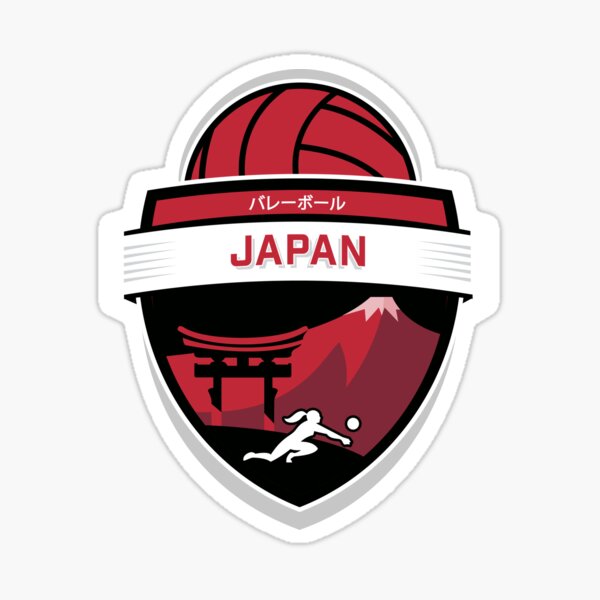 "Unofficial Japan Women's Volleyball Badge" Sticker for Sale by ...