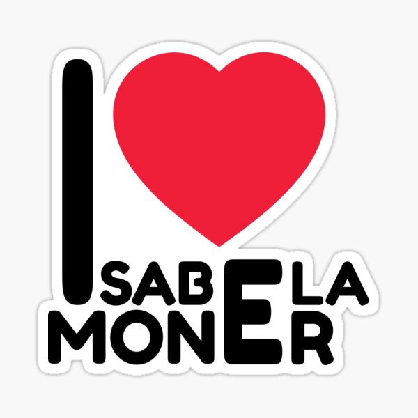 "I love Isabela Moner 2" Sticker for Sale by cahnom | Redbubble
