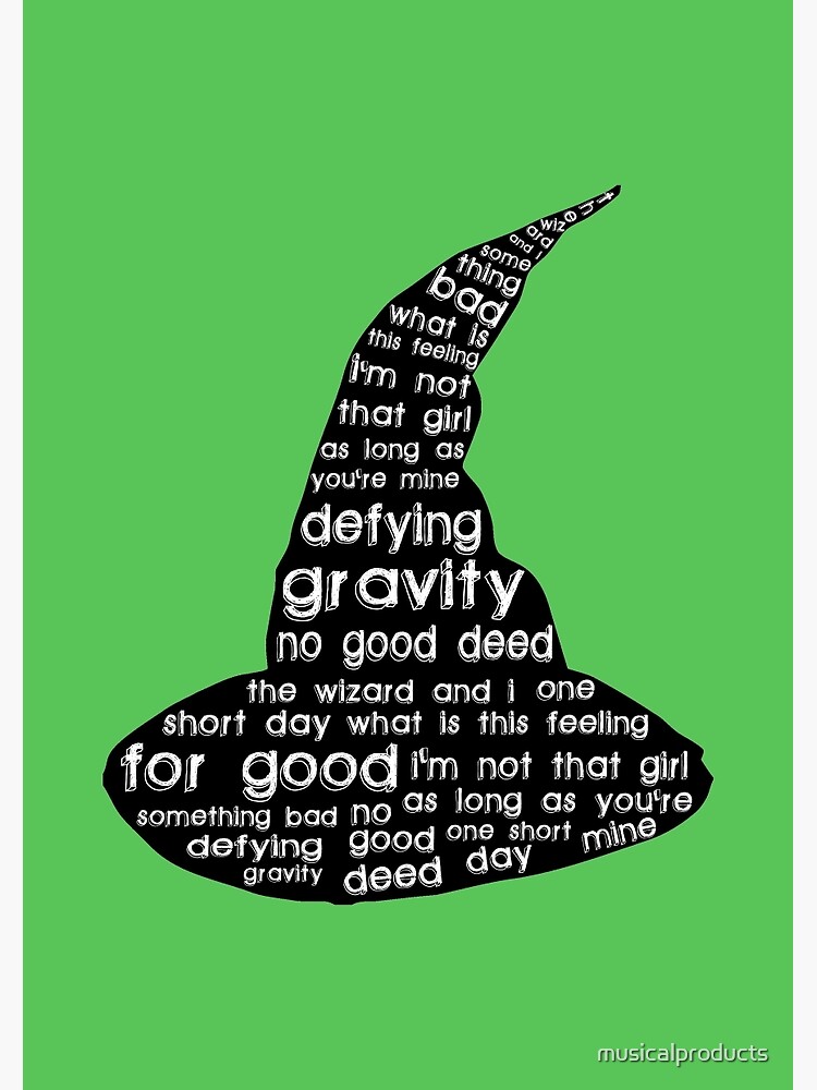 "Wicked - Elphie #1" Poster for Sale by musicalproducts | Redbubble