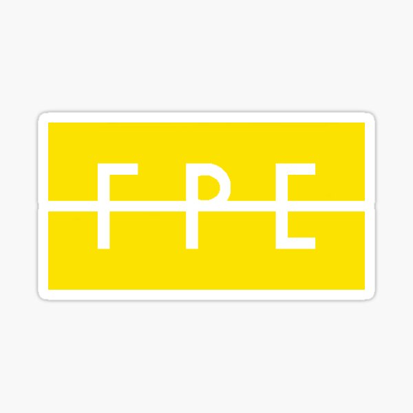 "FPE Logo Trench Era" Sticker for Sale by MatisseGB | Redbubble