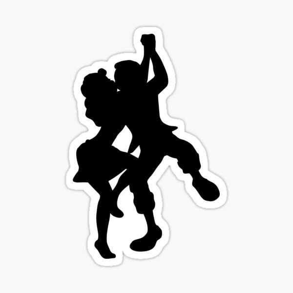 "Collegiate Shag dancers1" Sticker for Sale by Balboa29 | Redbubble