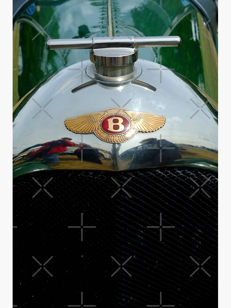 "Bentley "Red Label" radiator badge." Sticker for Sale by John Morris ...