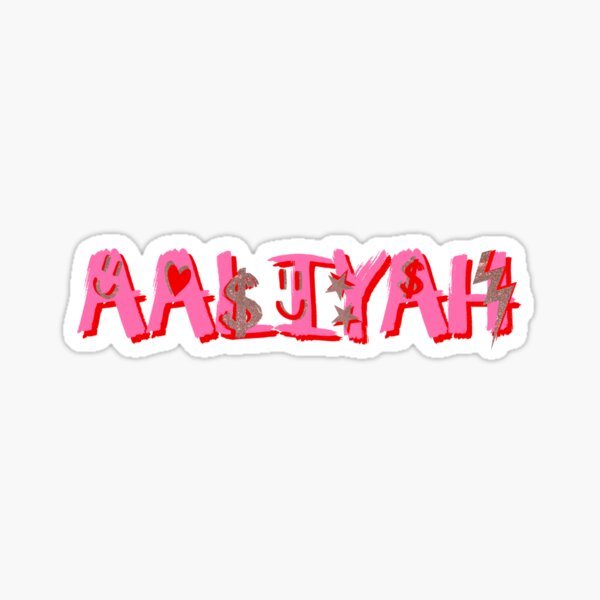 "AALIYAH name" Sticker for Sale by Julia Santos | Redbubble