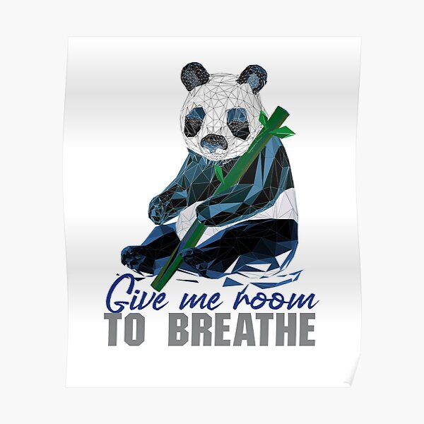 "Panda Habitat Protection" Poster by Rose-Tinted-DSG | Redbubble