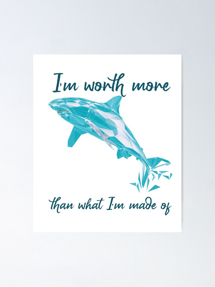"Shark Anti-Poaching" Poster for Sale by Rose-Tinted-DSG | Redbubble