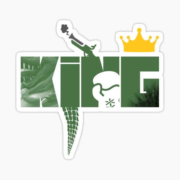 "King of Kings " Sticker for Sale by Kendom-Arts | Redbubble