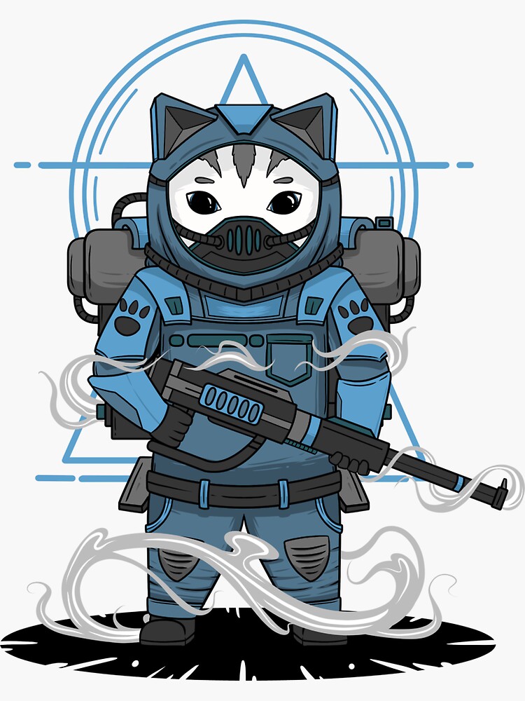 "cat soldier" Sticker for Sale by hervihen | Redbubble