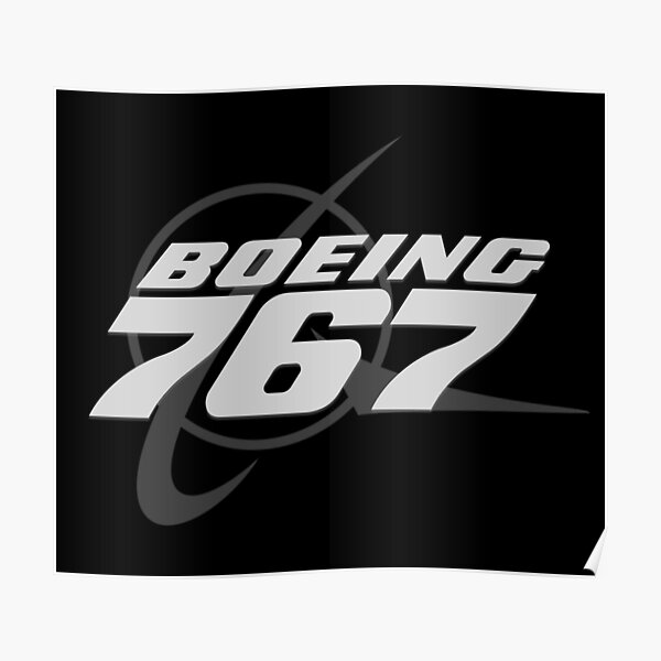 "Boeing 767" Poster for Sale by Joel-Designs | Redbubble