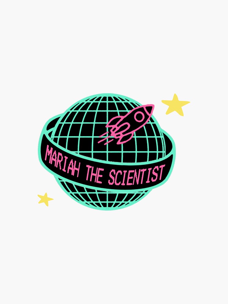 "Mariah The Scientist" Sticker for Sale by mayalavendar | Redbubble