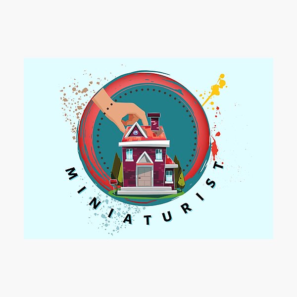 Lámina fotográfica «Miniaturist Tshirt Tee Shirt Miniaturista Hobbyist ...