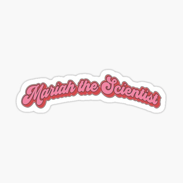 "Mariah the Scientist" Sticker by mayalavendar | Redbubble