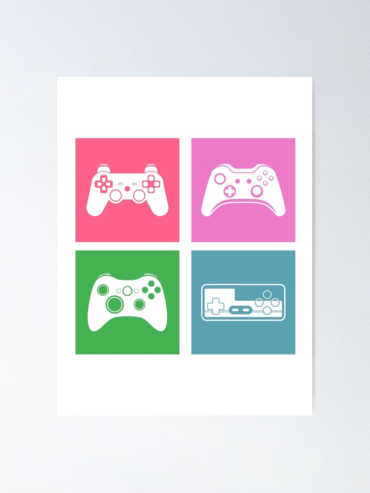 "Gaming Remote Controller Retro Gaming Controller Collection Vintage ...