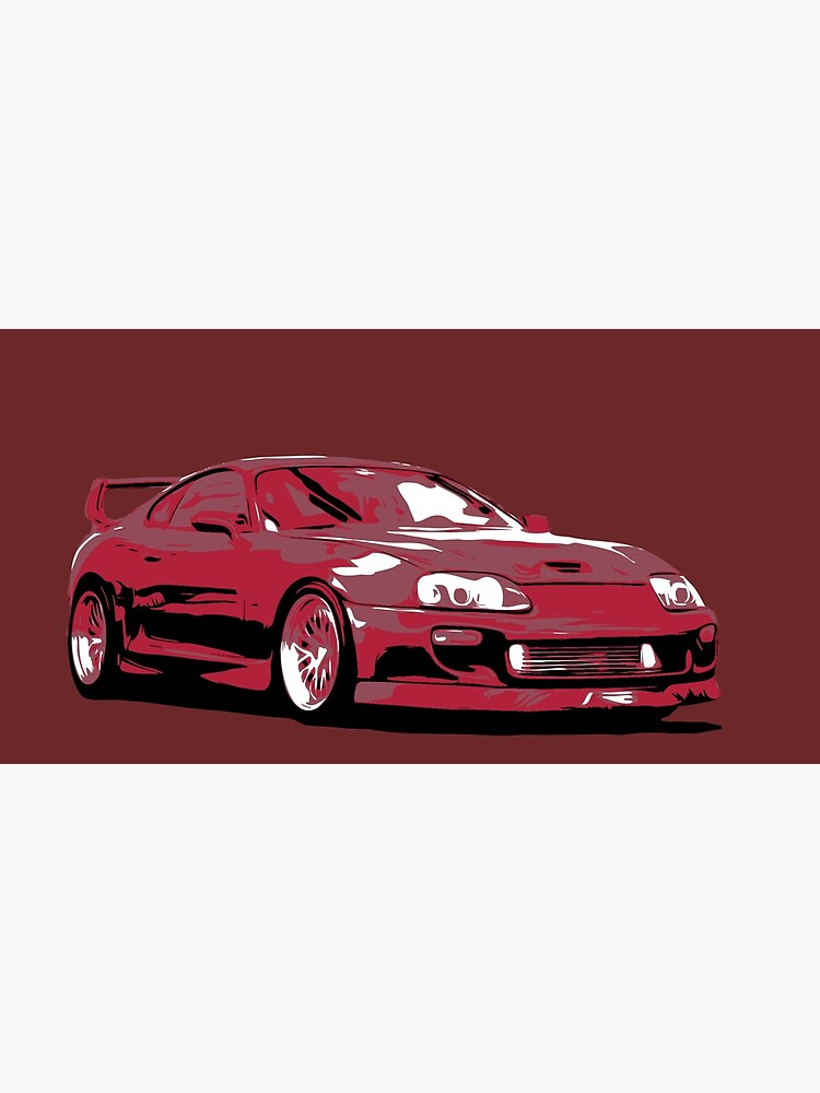 "Toyota Supra Vector Art" Art Print by herlambangdimas | Redbubble