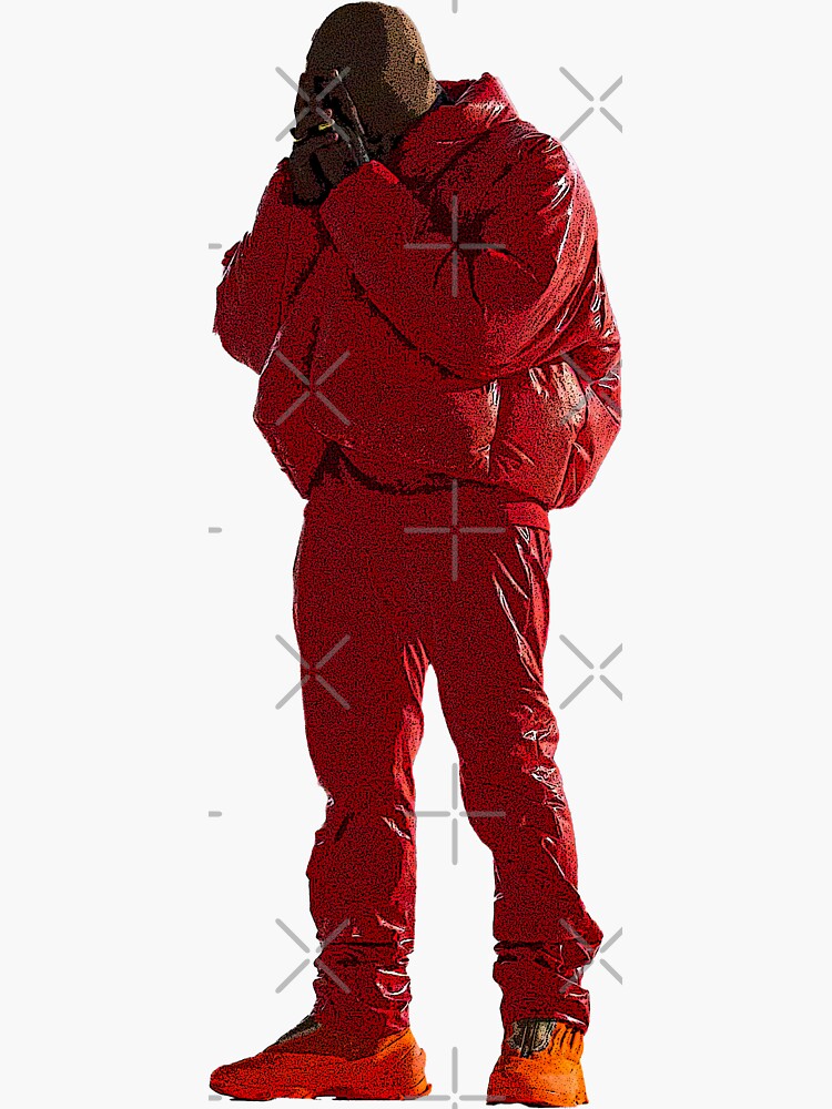 "Kanye West Donda " Sticker for Sale by quaterhalf-note | Redbubble