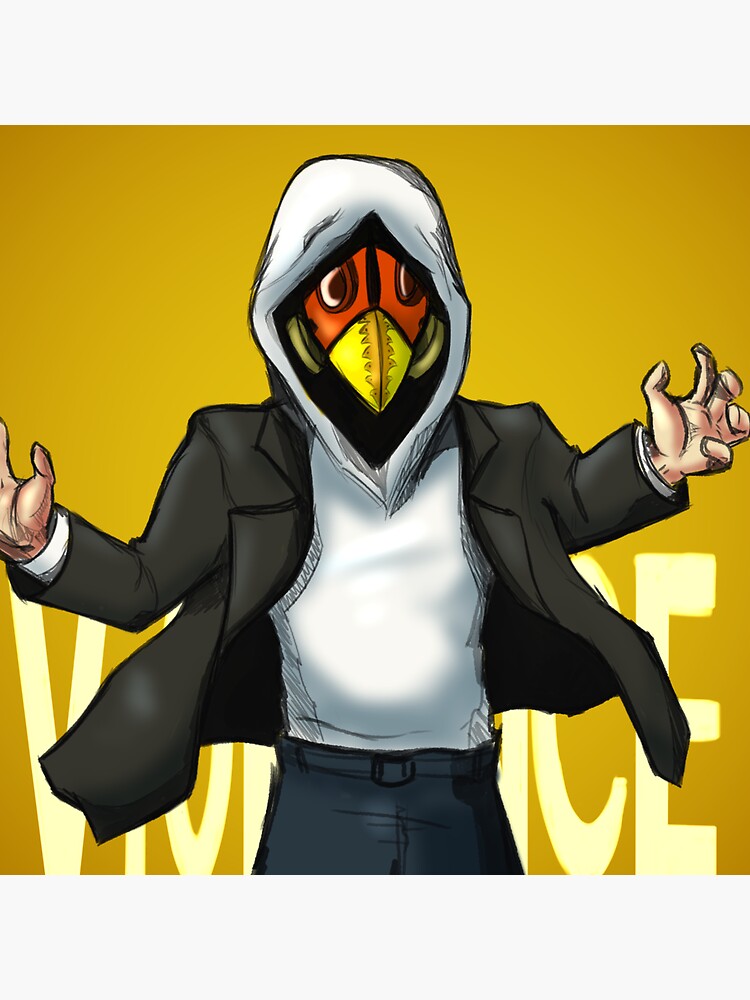 "Violence Devil Fiend Chainsaw Man Illustration" Sticker for Sale by ...