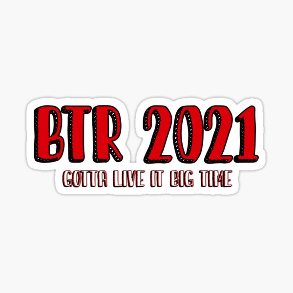 "BTR REUNION " Sticker for Sale by gg-stickers77 | Redbubble