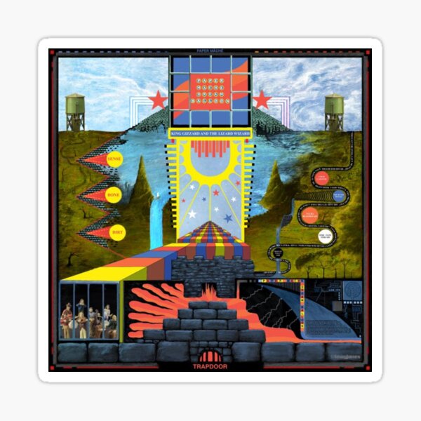 Polygondwanaland X Paper Mache Dream Balloon Sticker For Sale By polygondwanaland-x-paper-mache-dream-balloon-sticker-for-sale-by