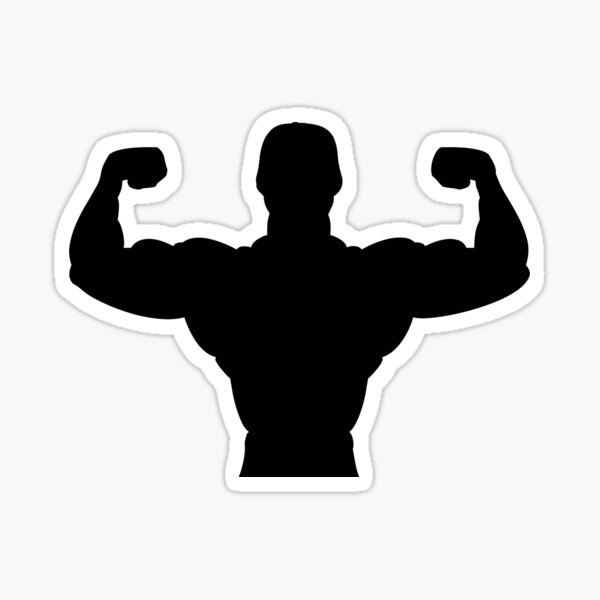 "bodybuilding" Sticker for Sale by thnatha | Redbubble